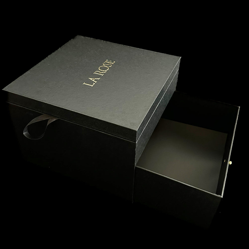 Cosmetic Storage Glamour Box | Rose Mirror Makeup Box | LA ROSE